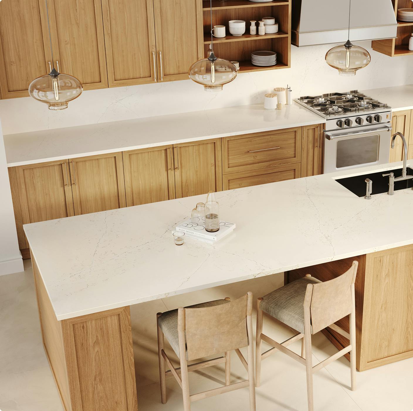 cream silestone